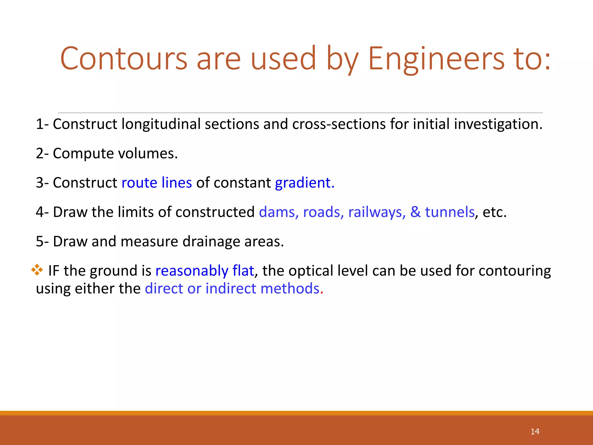 Contour & Contouring Surveying | PDF