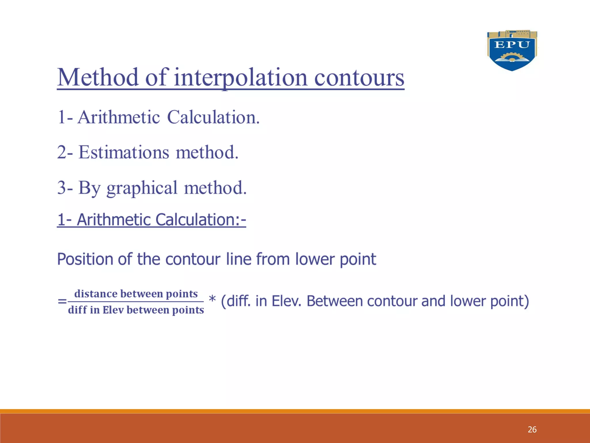 Contour & Contouring Surveying | PDF