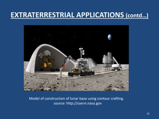 Contour crafting and construction automation | PPTX