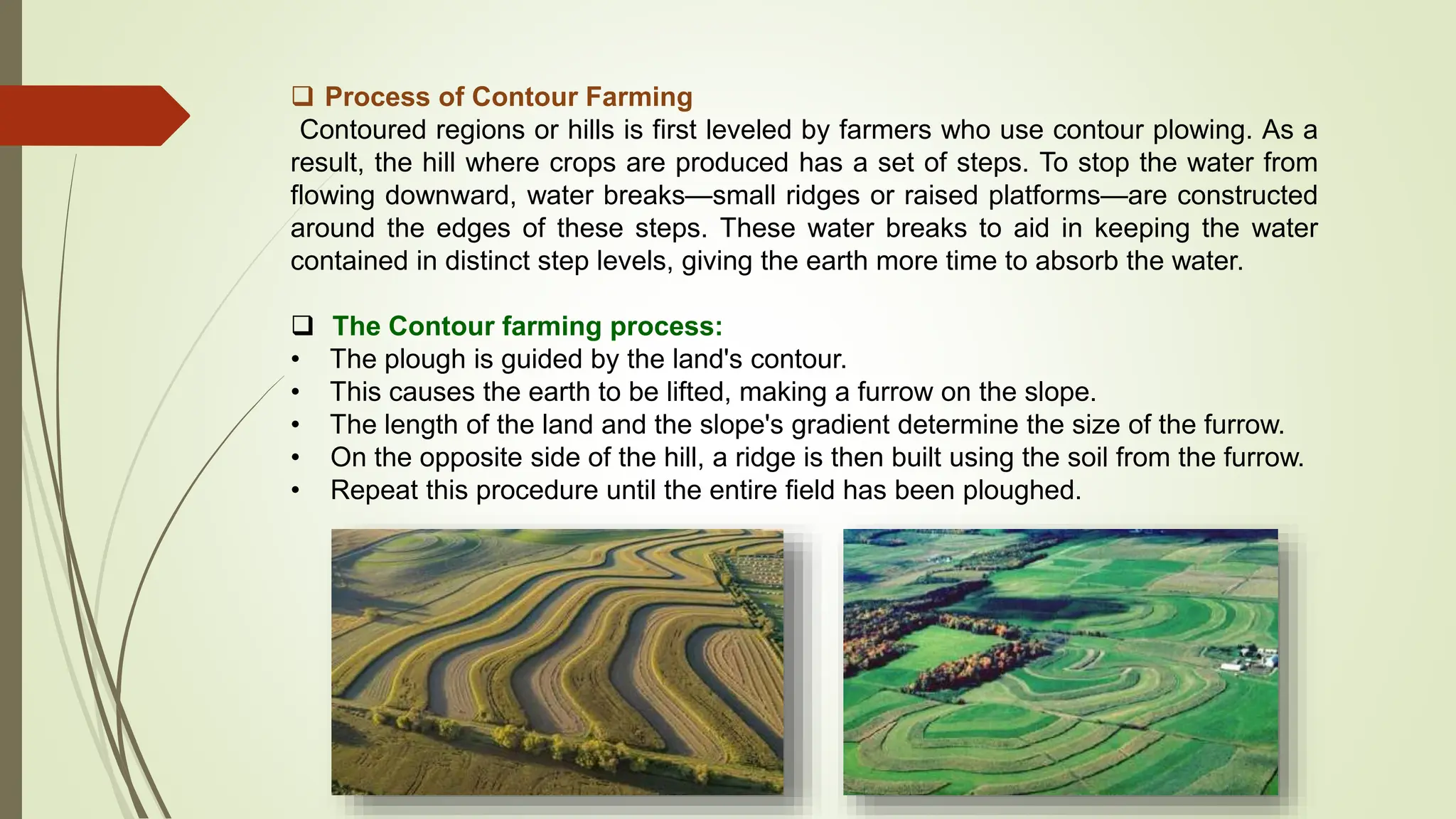 CONTOUR CROPPING AND TERRACES PPT agriculture | PPTX
