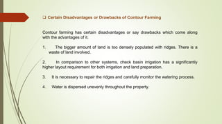 CONTOUR CROPPING AND TERRACES PPT agriculture | PPTX