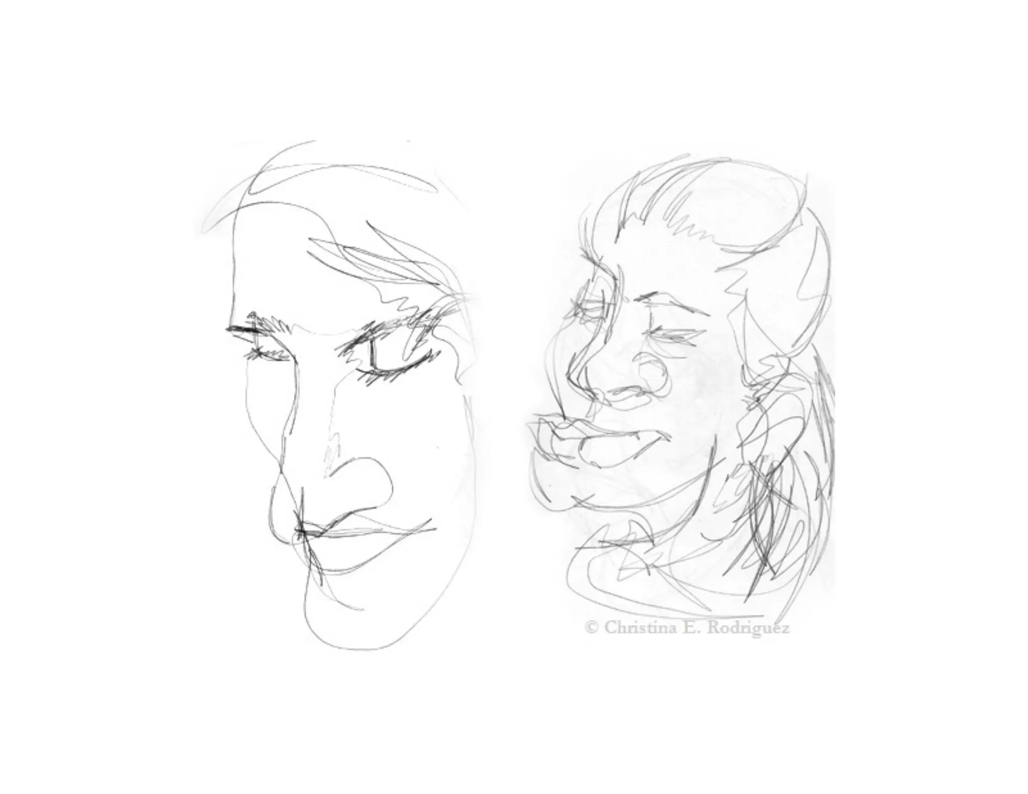 Contour Drawing | PDF | Drawing and Sketching | Arts and Crafts