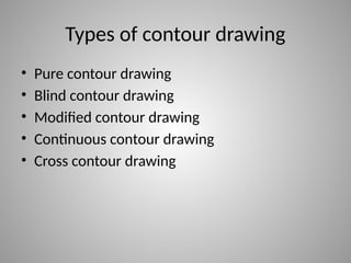 Contour Drawing for the artist presentation.pptx