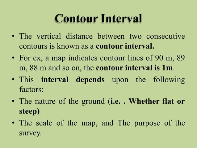 contouring Surveying of Civil Engineering.pptx | Maps & Navigation