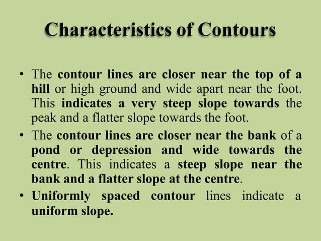 contouring Surveying of Civil Engineering.pptx | Maps & Navigation