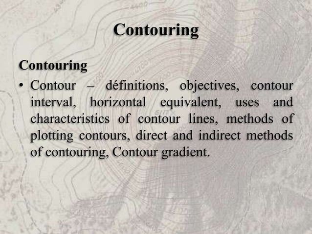 Contouring | PPTX