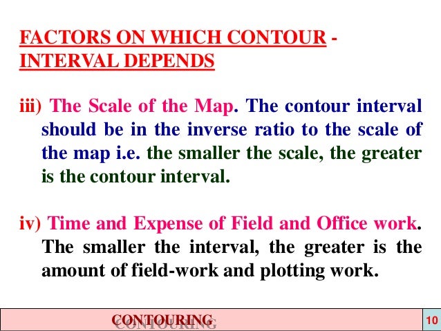Examples Of Contour Interval Wherequest