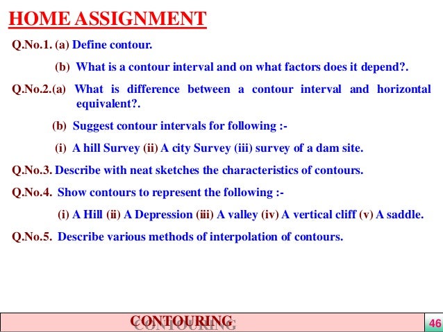 Contour definition - caTros