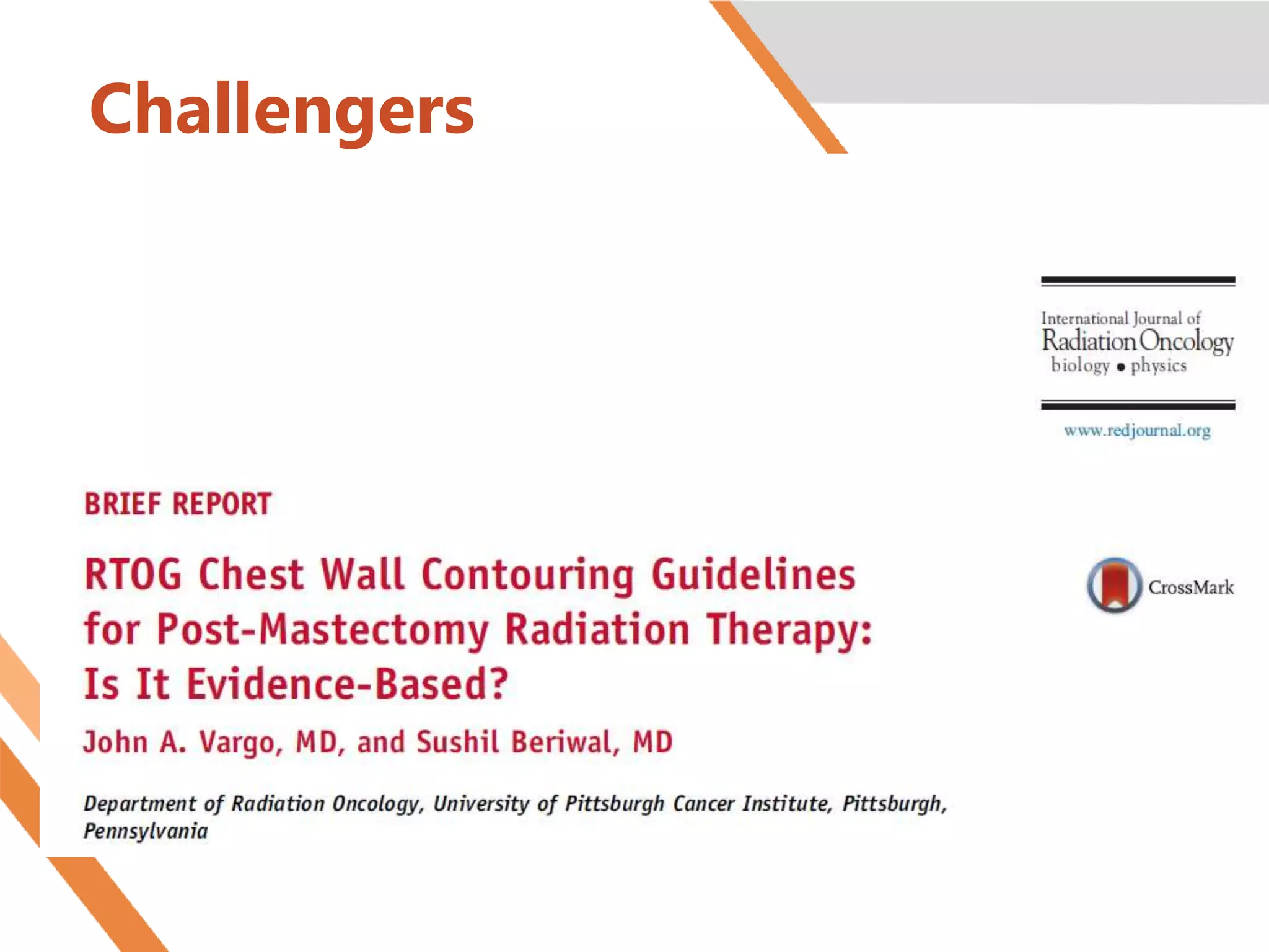 Contouring in breast cancer current practice and future directions | PPTX