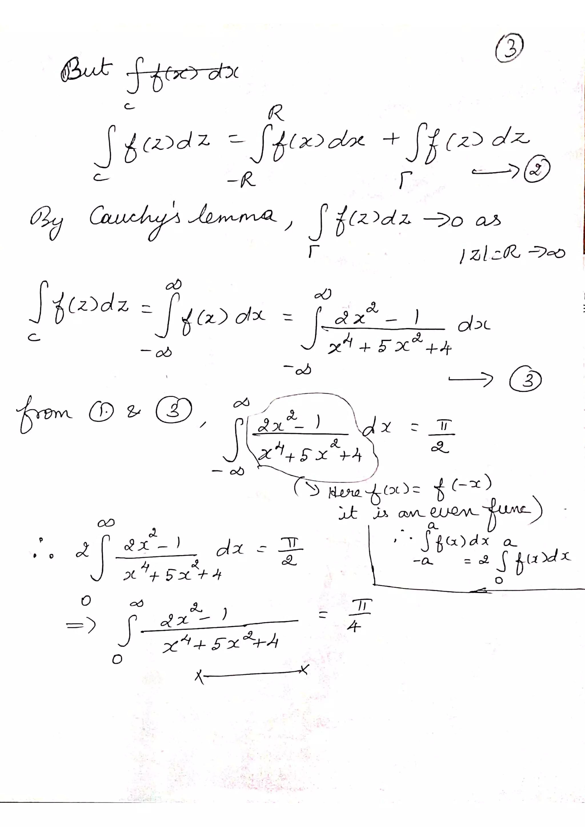 Contour integration in Complex Analysis Type II | PDF