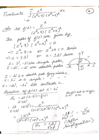 Contour integration in Complex Analysis Type II | PDF