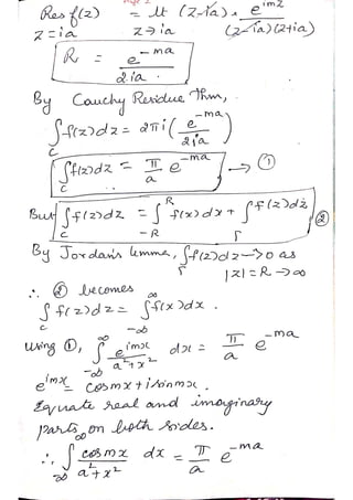 Contour integration type II | PDF