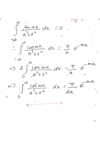 Contour integration type II | PDF