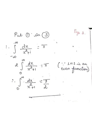 Contour integration type II | PDF