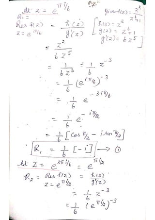 Contour integration type II | PDF