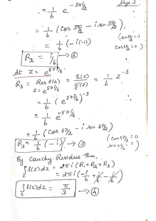 Contour integration type II | PDF