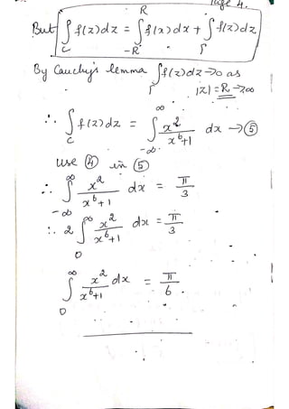 Contour integration type II | PDF