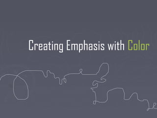 Contour Line and Creating Emphasis with Color | PPT