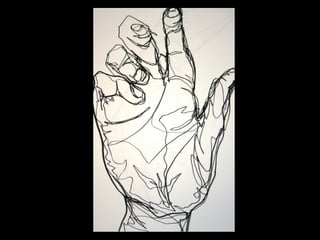 Contour Line Drawings Of Hands