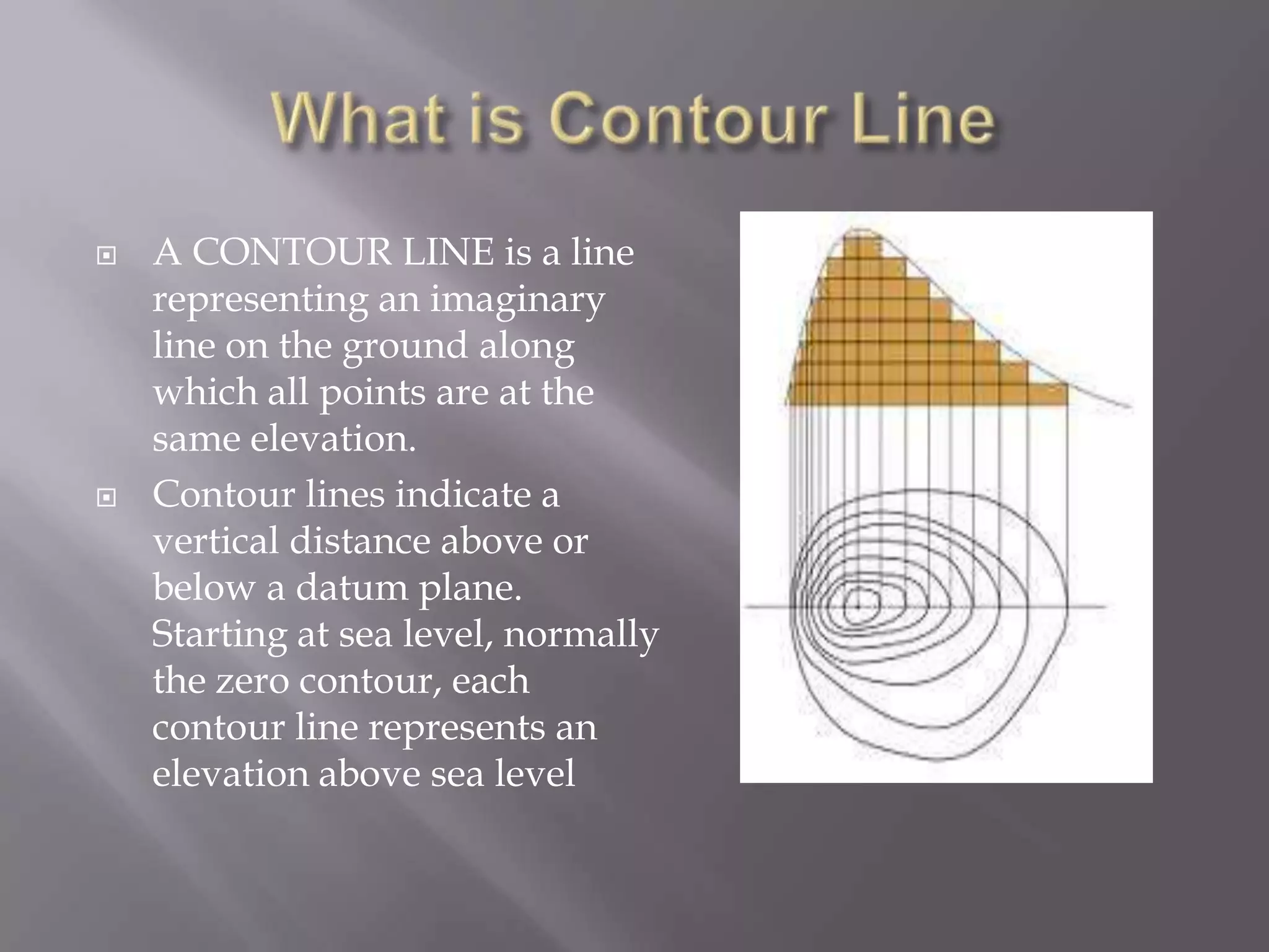 Contour lines | PPTX
