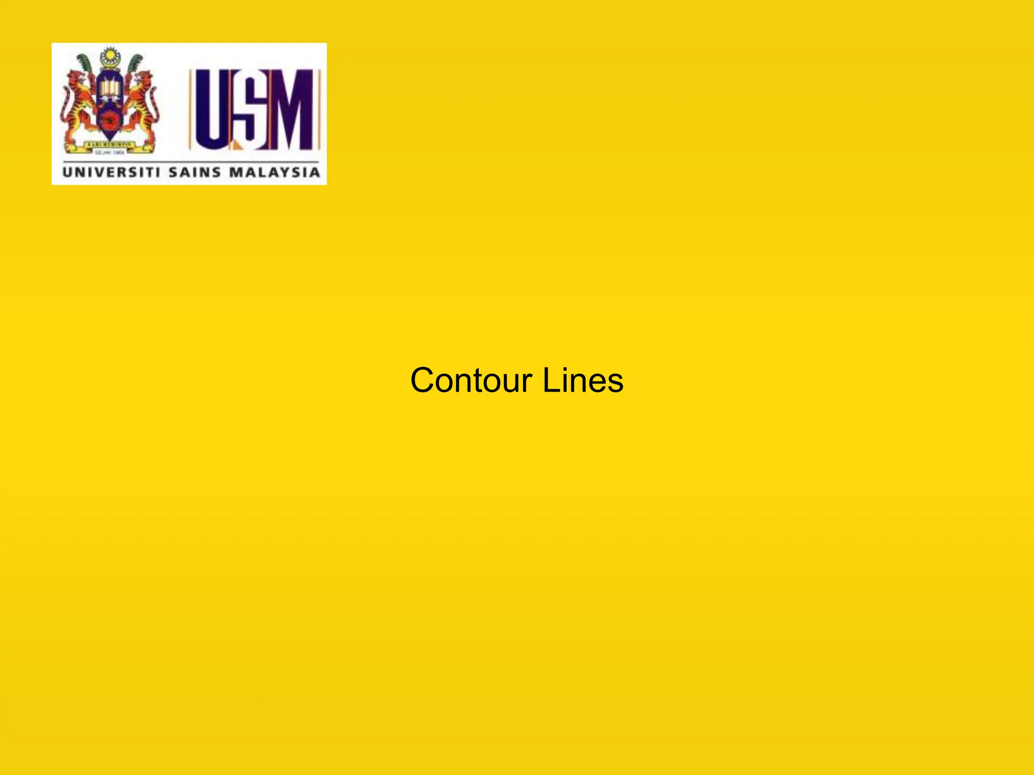 Brief ContourLines power point for surveying engineering | PPT