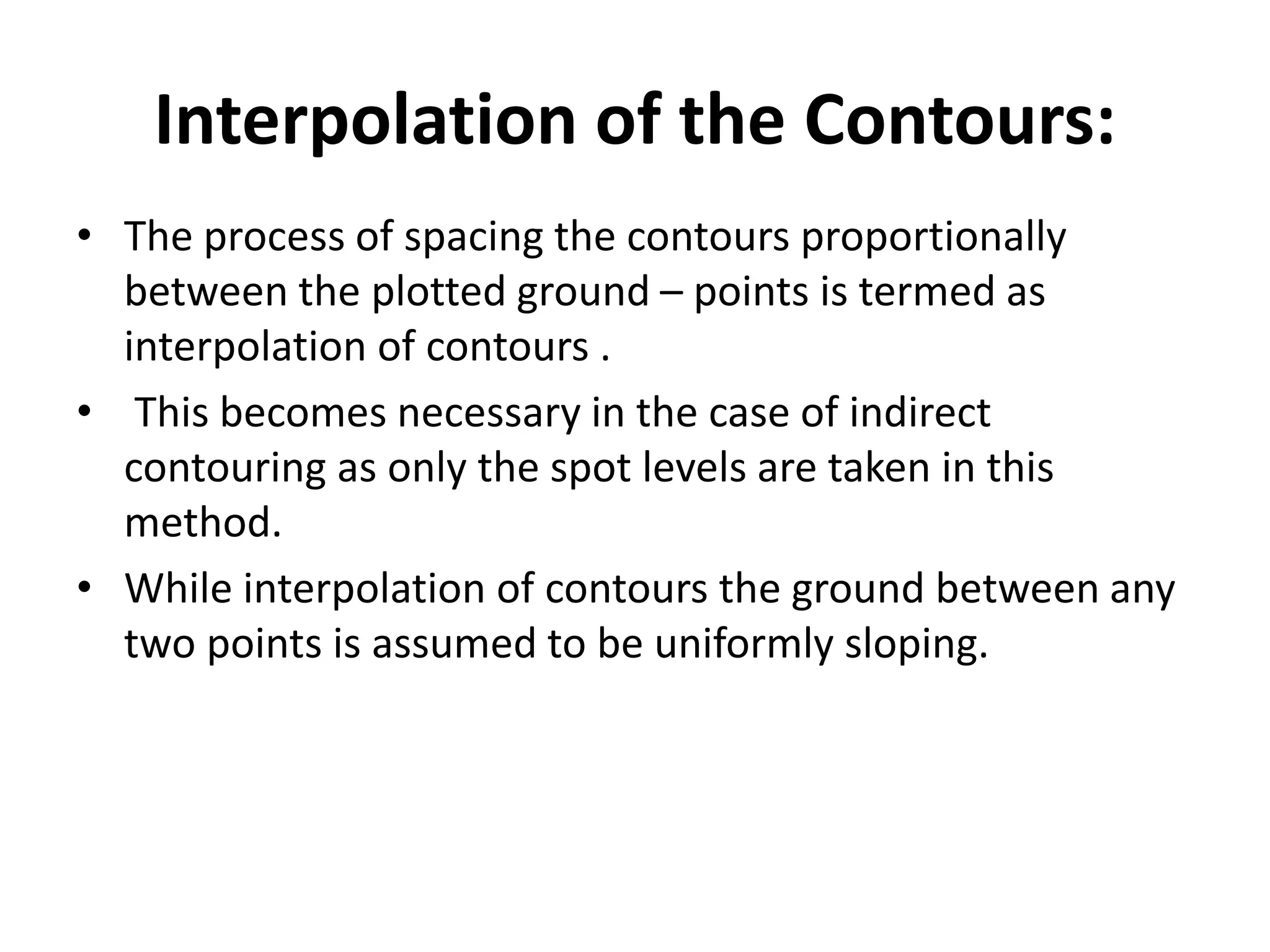 Contour maps: preparation and understanding. | PPTX