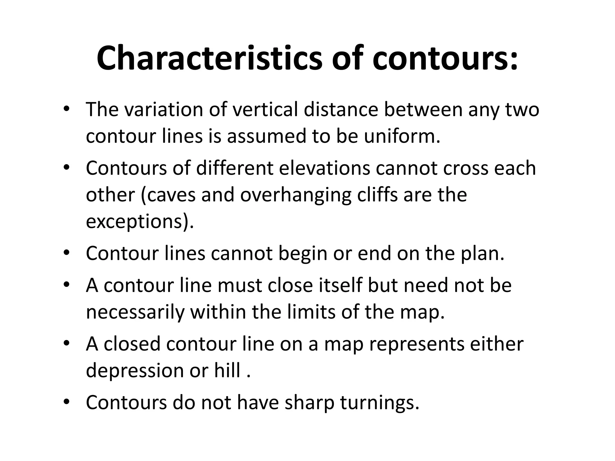 Contour maps: preparation and understanding. | PPTX