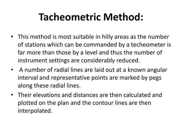 Contour maps: preparation and understanding. | PPTX