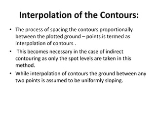 Contour maps: preparation and understanding. | PPTX
