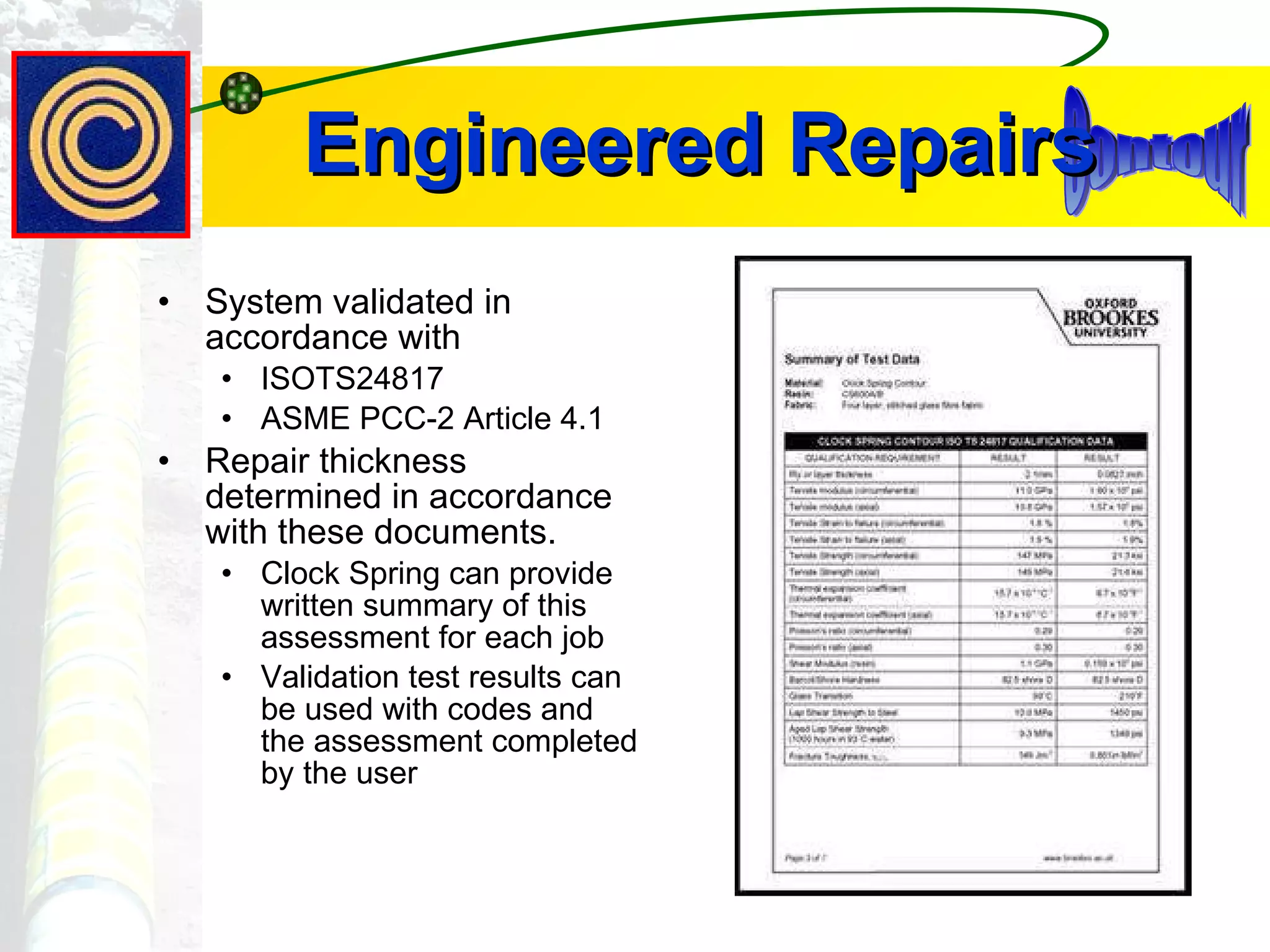Clock Spring Contour Presentation | PPS