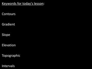 Contours on OS Maps | PPT