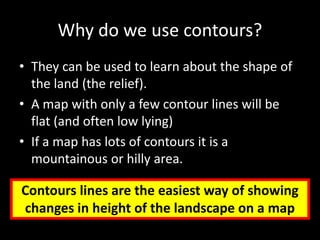 Contours on OS Maps | PPT | Geography | Science