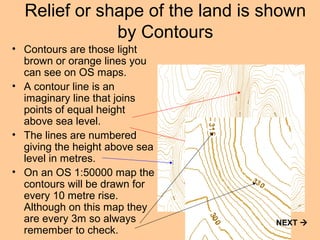 Contours | PPT | Geography | Science