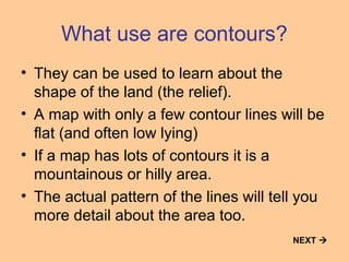 Contours | PPT | Geography | Science