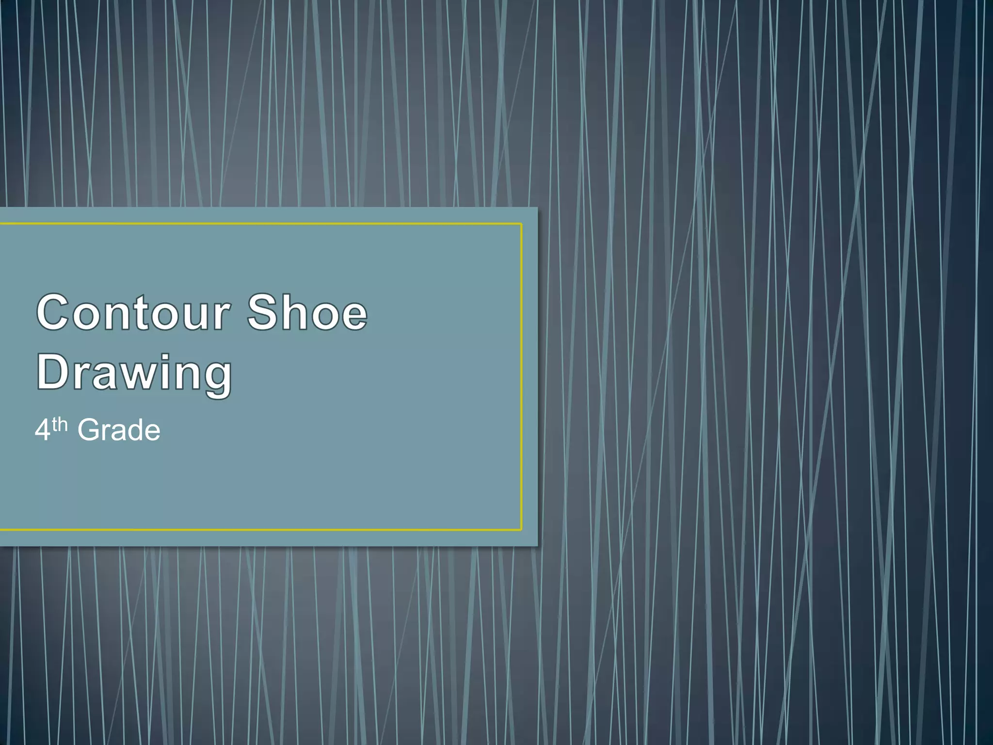 Contour shoe drawing | PPTX | Drawing and Sketching | Arts and Crafts