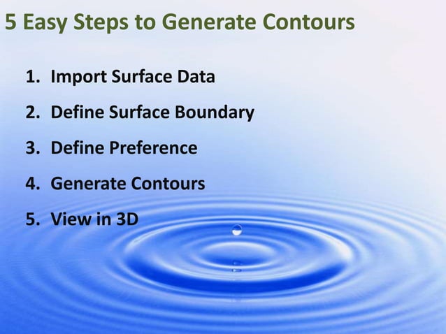 Esurveying Contour software | PPT