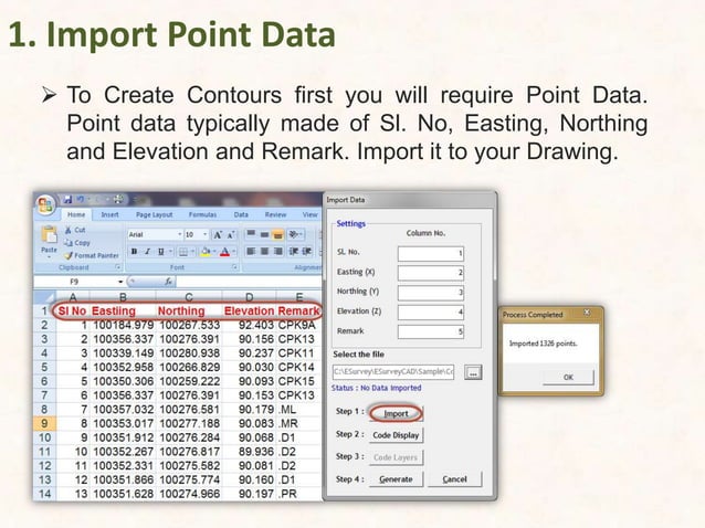 Esurveying Contour software | PPT