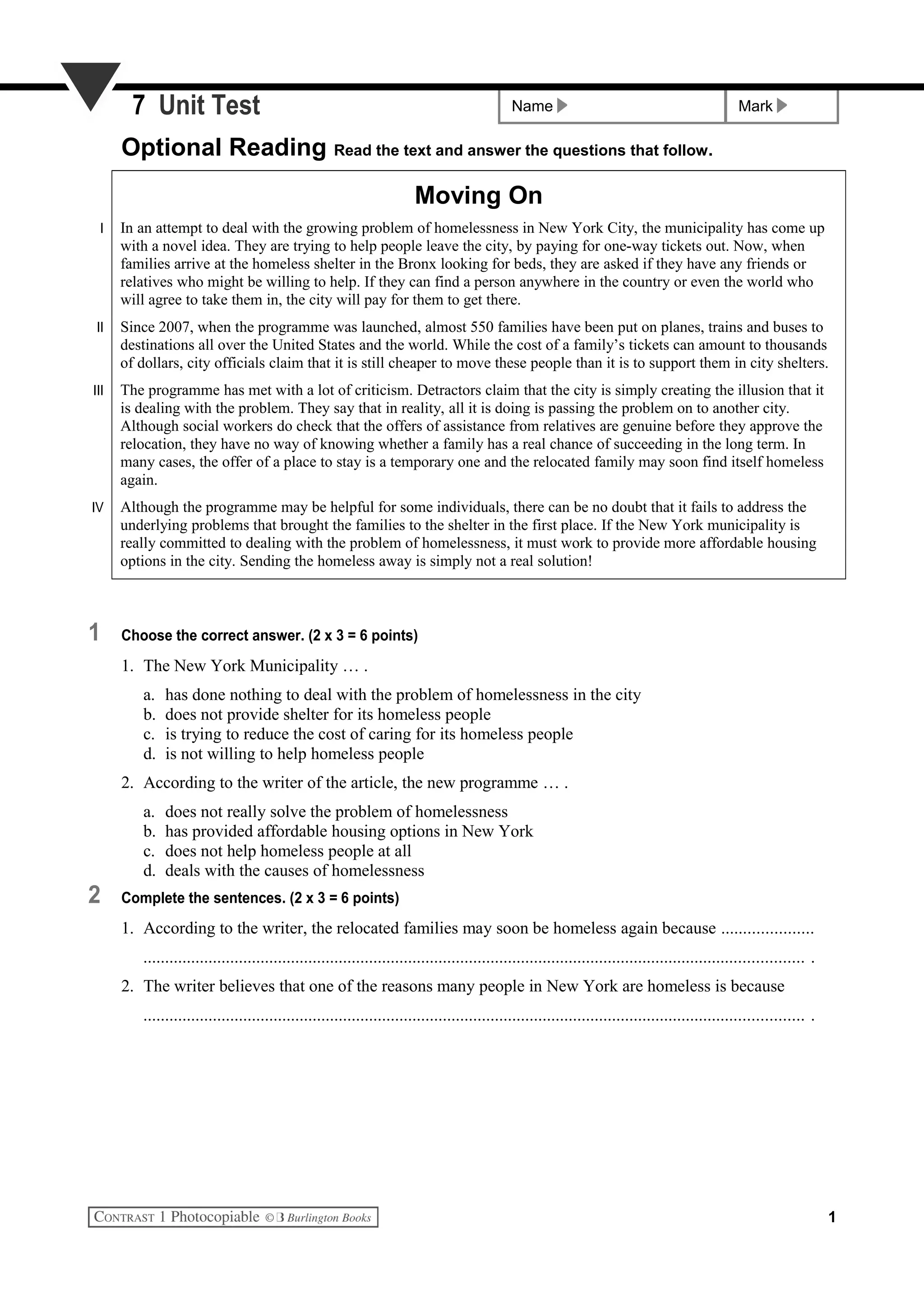 BACH READING - UNIT 7 | DOC | Classical Music | Music