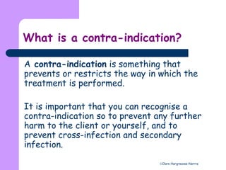 Contra indications | PPTX