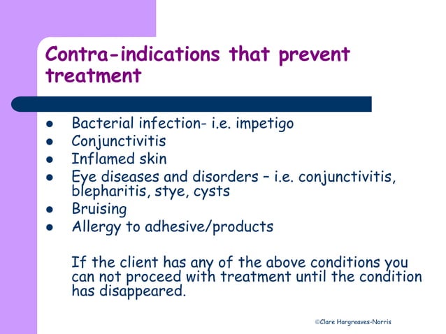 Contra indications | PPTX | Eye and Vision Conditions | Diseases and ...