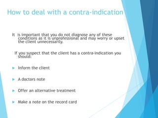 Contra indications | PPTX