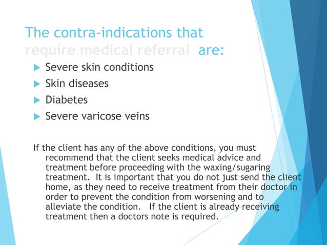 Contra indications | PPTX | Skin and Dermatology | Diseases and Conditions