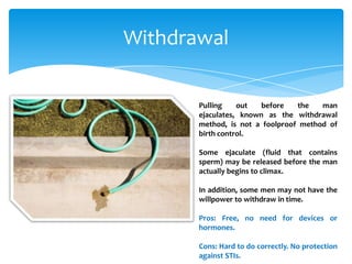 Contraception | PPTX