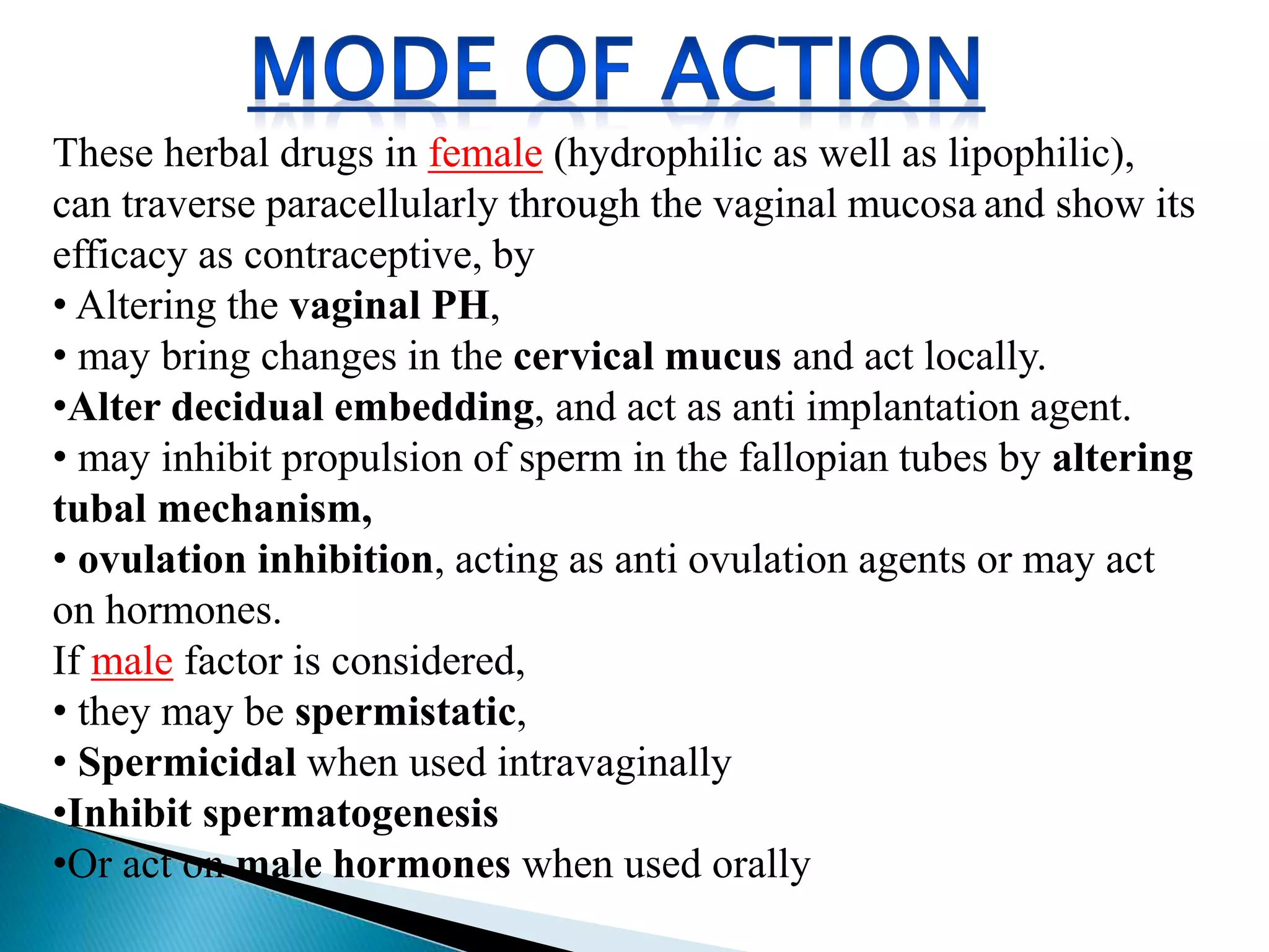 Herbal Contraceptives | PPTX