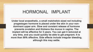 Contraception | PPTX