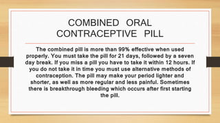Contraception | PPTX