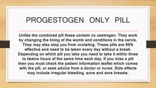 Contraception | PPTX