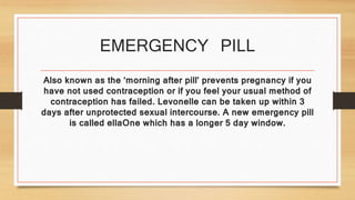Contraception | PPTX