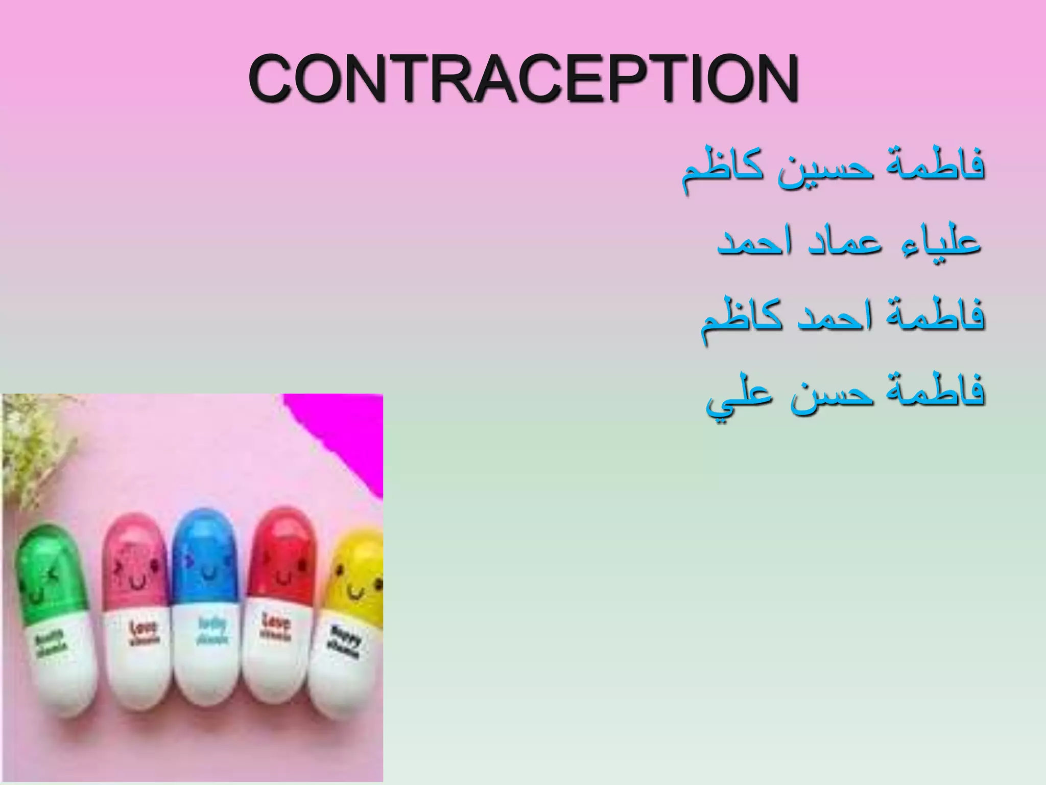 Contraception | PPT