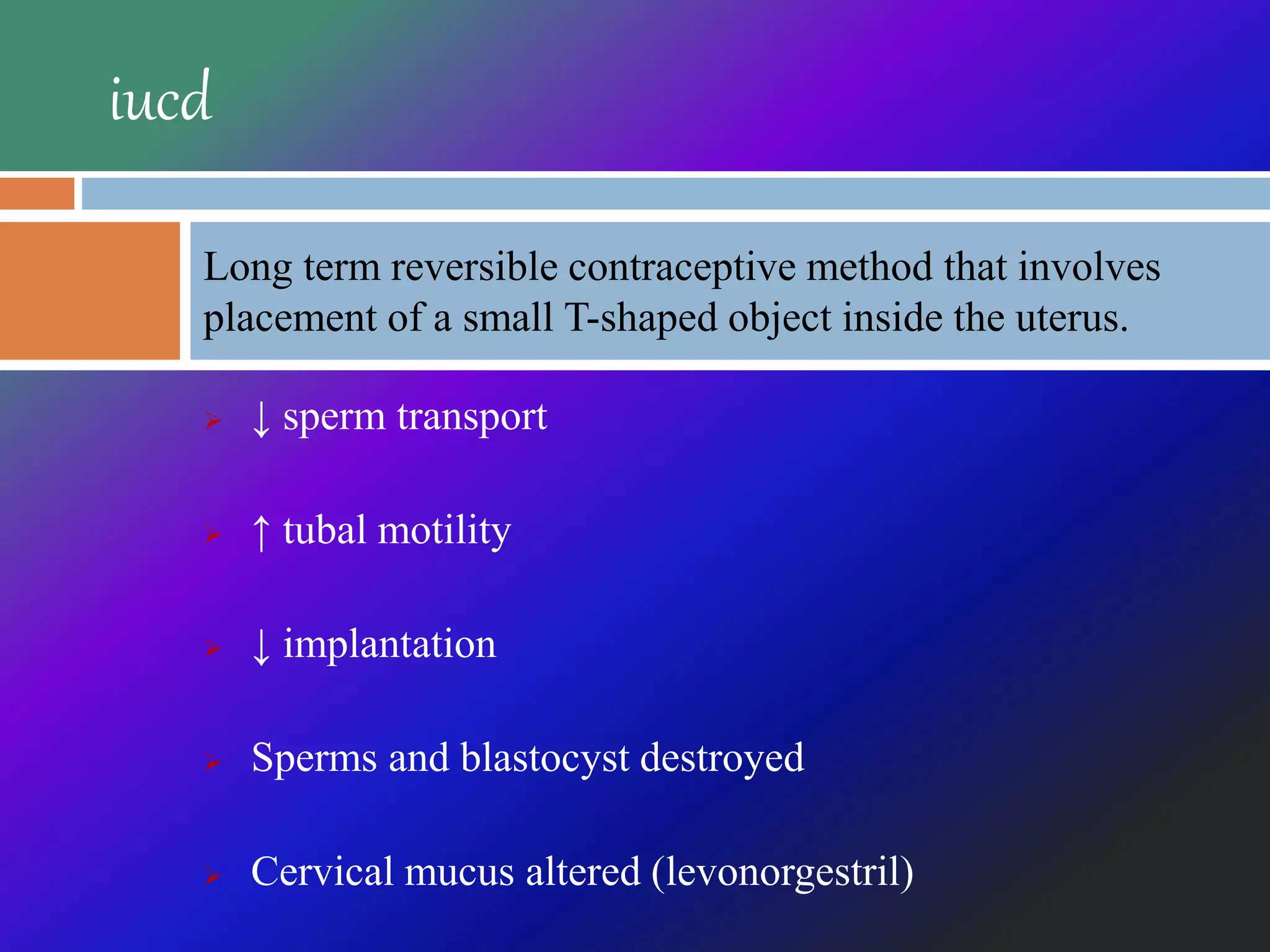 Contraception | PPTX